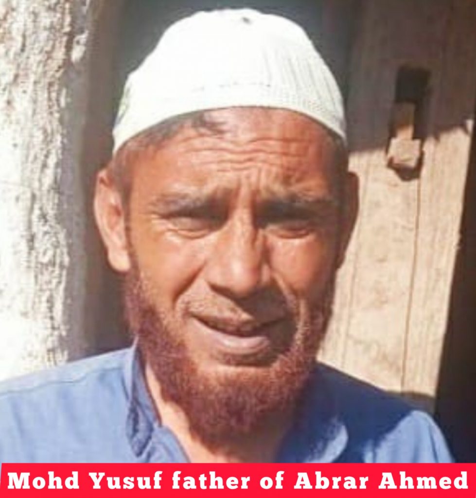 Army Court recommends life term for Captain in Àmishpora ‘staged encounter’. Mohd Yusuf father ...